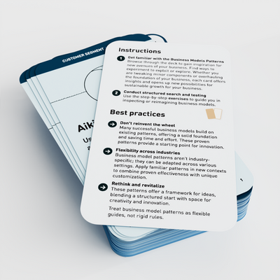Business Model Patterns card deck – Learning Loop Shop