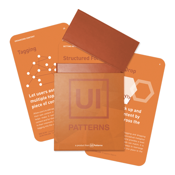 UI Patterns Printed Card Deck – Learning Loop Shop